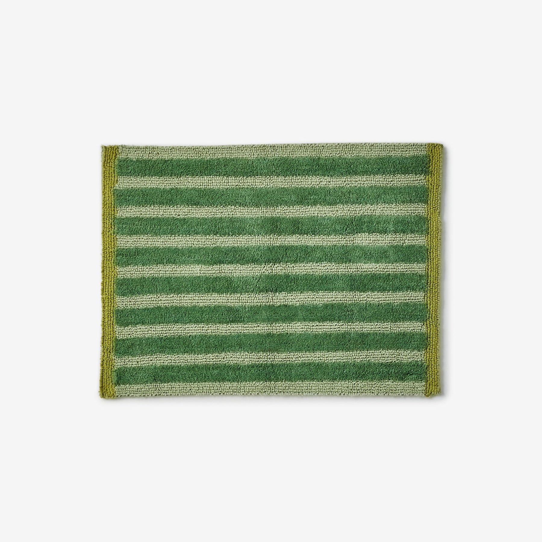 Stripe Reversible Khaki Bath Mat
