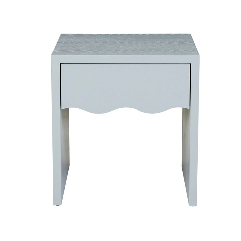 Globewest Artie Wave Bedside Table Powder Blue – Bungalow Trading Co.